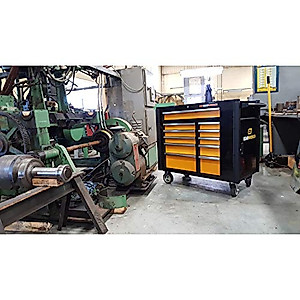 GEARWRENCH 42" 11 Drawer Mobile Work Station, Black & Orange - 83169