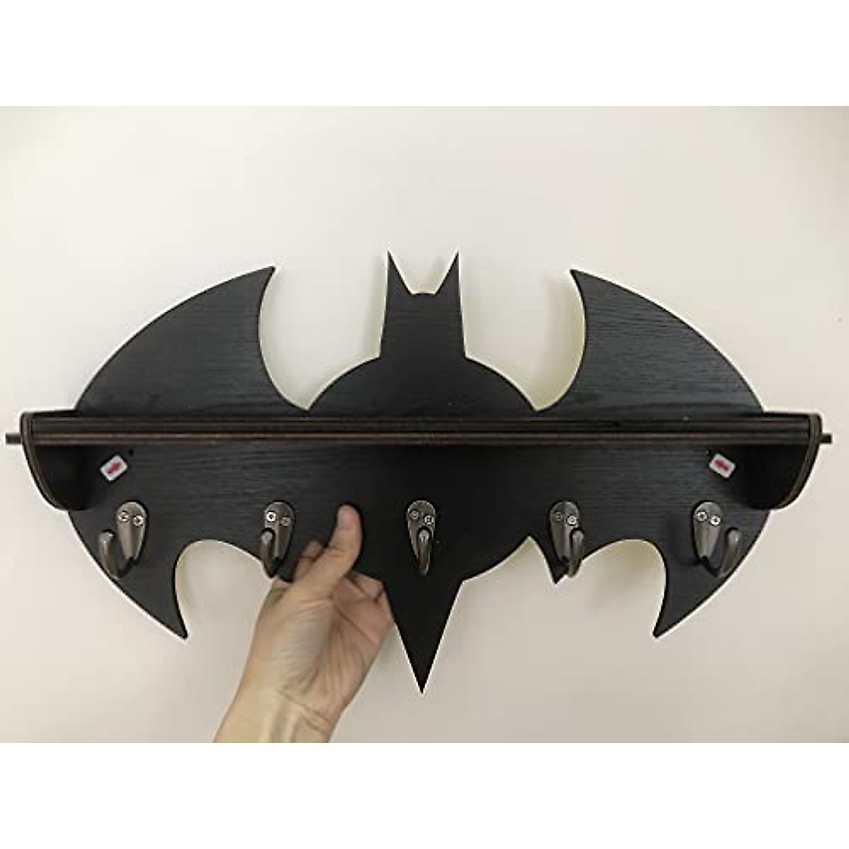Bugbat Hook for Coat Towel Key Holder Great Birthday Gife DIY Mould Special Personalized Batman Design
