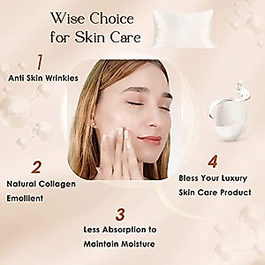 YANIBEST Silk Pillowcase for Hair and Skin 22 Momme 600 Thread Count 100% Mulberry Silk Bed Pillowcase with Hidden Zipper, 1 Pack Standard Size Pillow Case White