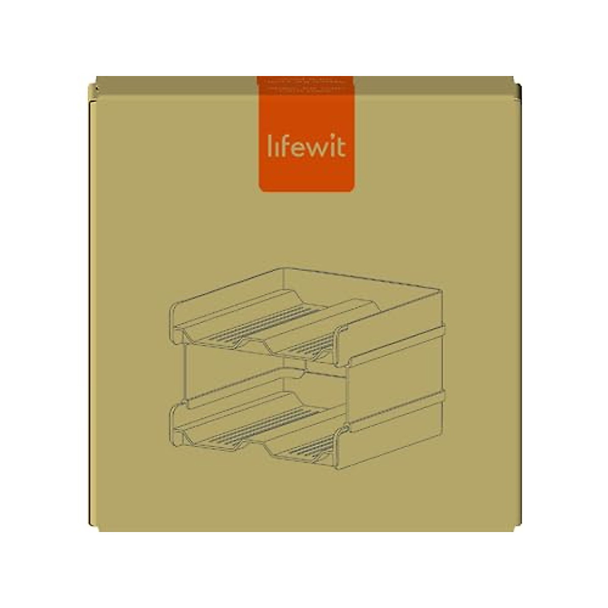 Lifewit Plastic Stackable Wine Rack for Refrigerator, Cabinet, Countertop,Wine Bottle Holder, Water Bottle Organizer for Fridge, Pantry, Hold 4 Bottles