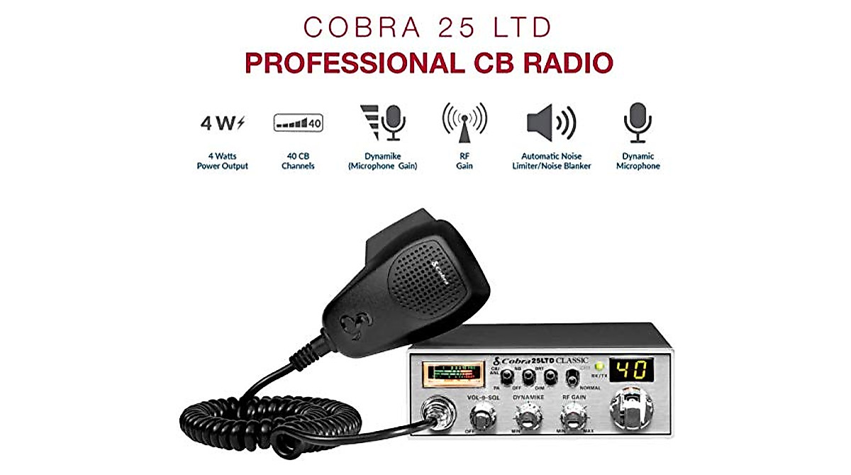 Cobra 25LTD CB Radio - Emergency & Travel Communications