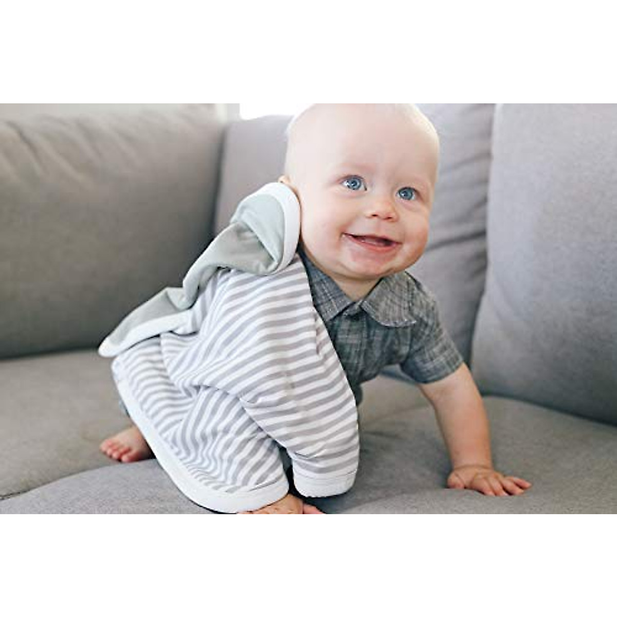 Copper Pearl Baby Security Blanket Set of 2 - Portable Size for Self-Soothing On-The-Go, Ideal Baby Blankets for Boys and Girls, Ultra-Soft, and Gift-Ready Loveys - Everest