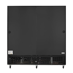 KoolMore - MDR-3GD Koolmore 78 1/4" Commercial Glass 3 Door Display Refrigerator Merchandiser - Upright Beverage Cooler with LED Lighting - 53 Cu. Ft. Black