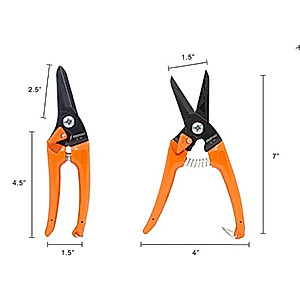 Zenport Q91 Zen-Magic Ultra Twig and Hoof Trimming Shear Twin-Blade, 7.5-Inch Long