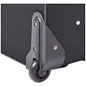 American Tourister Fieldbrook II Softside Upright Luggage, Black, 2-Piece Set (tote/21)