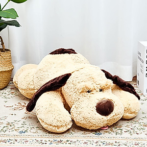 Juexica Giant Dog Stuffed Animal, 31" Large Stuffed Dog Plush Toys Body Puppy Pillow for Girls Boys Birthday Christmas Party Gift Supplies