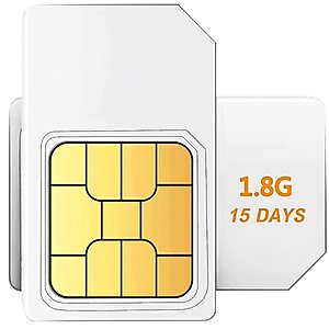 Prepaid SIM Card | Hongkong 15 Days,Unlimited Internet Access,Date Card Data SIM Card for GPS Devices, Security and Hunting Trail Game Cameras Travel (for Data Use Only)