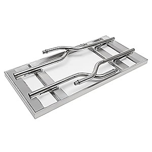 Stainless Steel Table Heavy Duty Work Table 4ft Folding Table Island Table for Kitchen Prep Table Commercial Worktables & Workstations with 1102 lbs Load, Silver