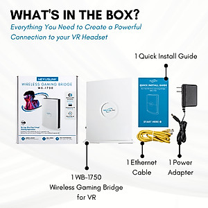 NexusLink Gaming Router Extender, Optimized for Online Play, Streaming, and VR, High-Speed AC1750, MU-MIMO for Low Ping, Single Unit