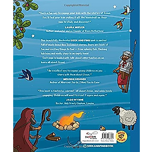 Seek and Find: New Testament Bible Stories: With Over 450 Things to Find and Count! (Fun interactive Christian book to gift kids ages 2-4)