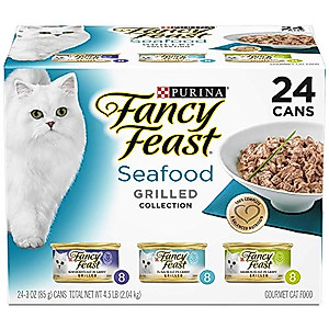 Purina Fancy Feast Grilled Collection Wet Cat Food Variety Packs | Premium Pack