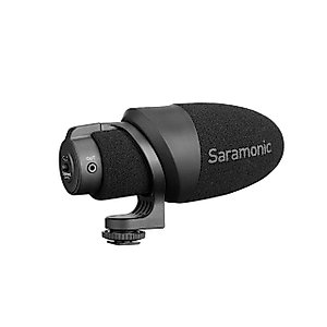 Saramonic Shotgun Microphone for DSLR, Mirrorless, Video Cameras, Smartphones & Tablets (CamMic)