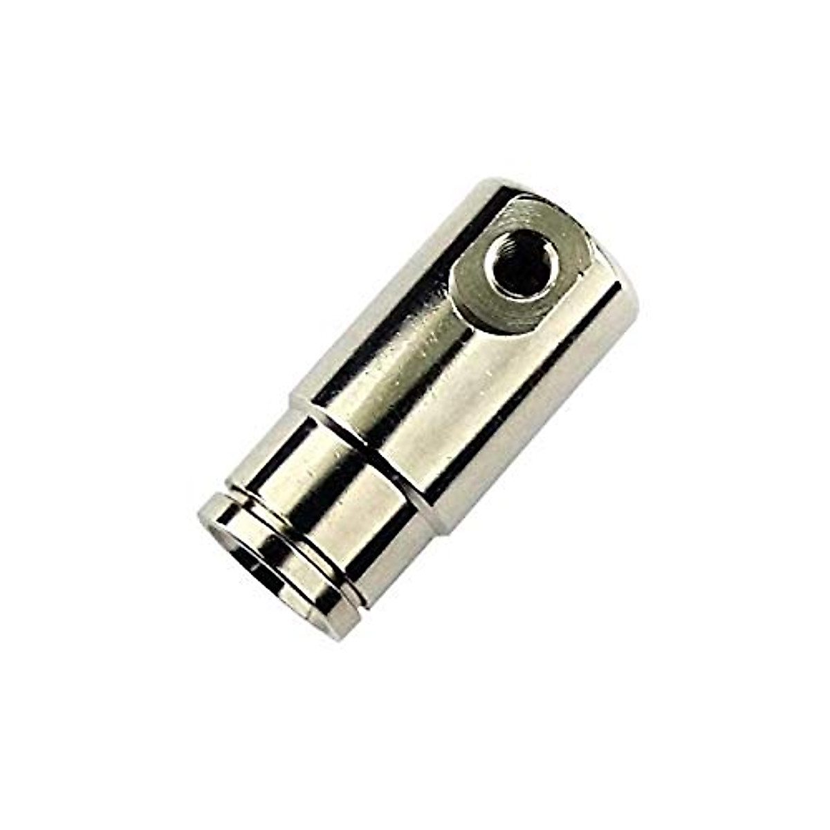 HydroMist Single-Hole End Cap Misting Connector, 3/8" Compression Fitting, Made of Nickel-Plated Brass, To Be Used with 3/8 High-Pressure Nylon Hose, Requires 1000 PSI Pump