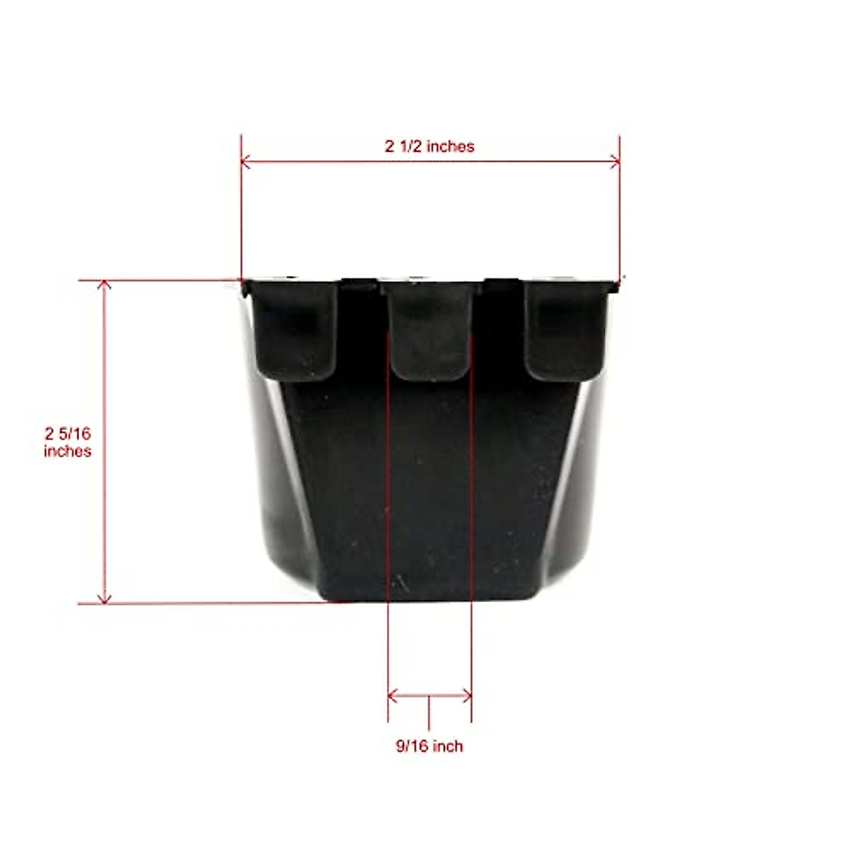 The ROP Shop | (Pack of 2) Black Cage Cups with Shift Lock Design for Caged and Fenced Animals