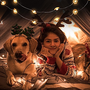 OSALADI Christmas Decorations LED Sea Shell String Light Beach Ocean Nautical Lights Indoor Outdoor Battery Operated Wire Fairy Lights for Birthday Wedding Party Decor No Battery 2M Christmas Decor