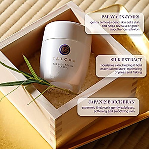 Tatcha The Rice Polish Classic: Daily Non-Abrasive Exfoliator for Combo to Dry Skin (60 grams / 2.1 oz)
