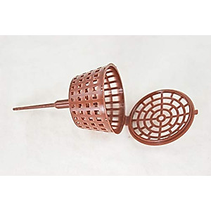 10 Japanese Fertilizer Basket Box w/Cover for Bonsai, Orchid, Garden Plant 1.75"