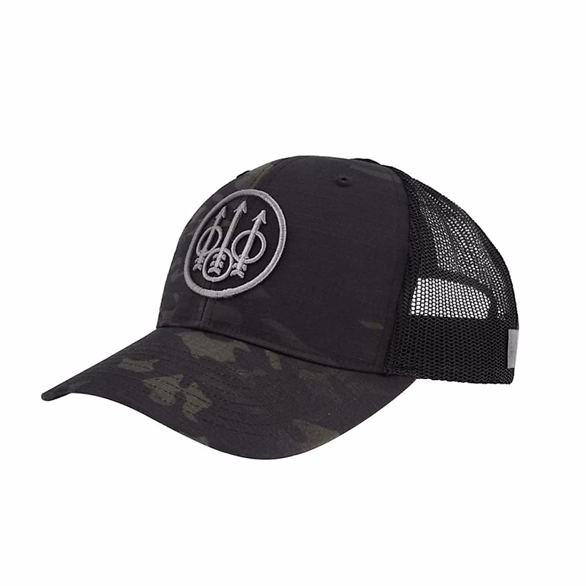 Beretta Men's Mesh Back Multicam Trucker Hat, Black Multicam, One Size Fits All