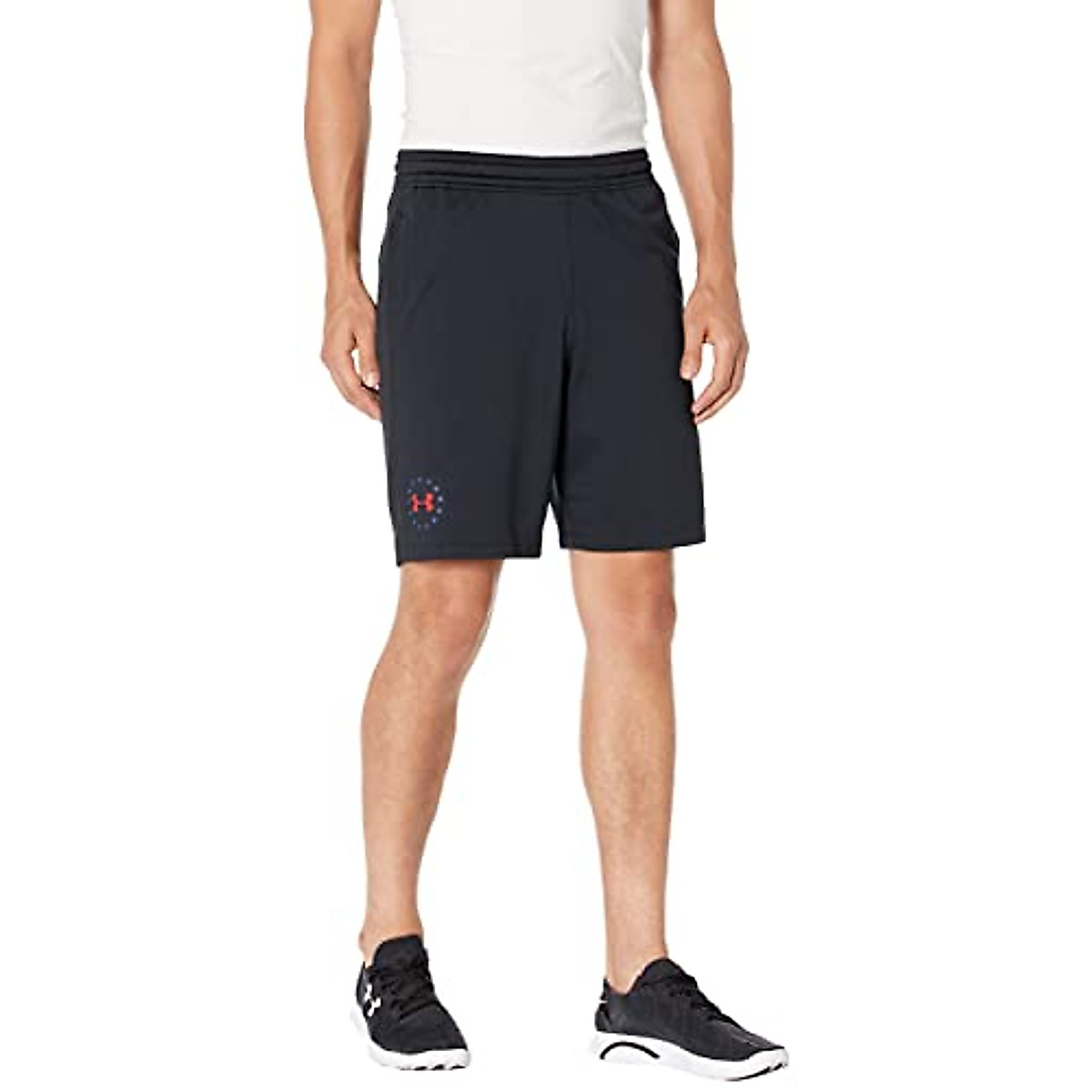 Under Armour Freedom Mk1 Shorts, Black (002)/White, Small
