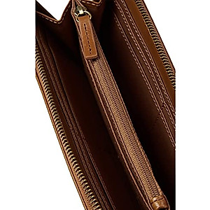HOBO Max Large Zip Around Wallet For Women - Leather Construction With Cotton Lining, Smart and Trendy Wallet Truffle One Size One Size