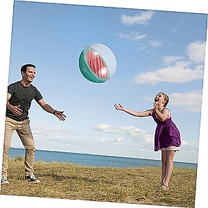Alasum 1pc Watermelon Beach Ball Outside Toy Kids Swimming Pool Beach Balls for Kids Beach Pool Party Toy Summer Water Toy Watermelon Water Ball Inflatable Beach Ball Toy Inflatable Ball