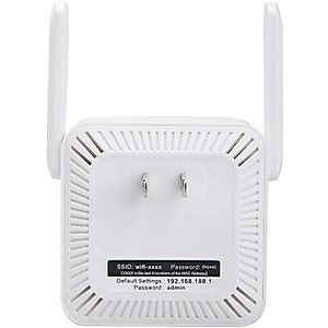 Extendtecc WiFi Booster Wireless WiFi Extender Signal Booster 300Mbps, WiFi Repeater Wireless Signal Booster 2.4 GHz Dual Band 4 Antennas 360° Full Coverage Internet Extender