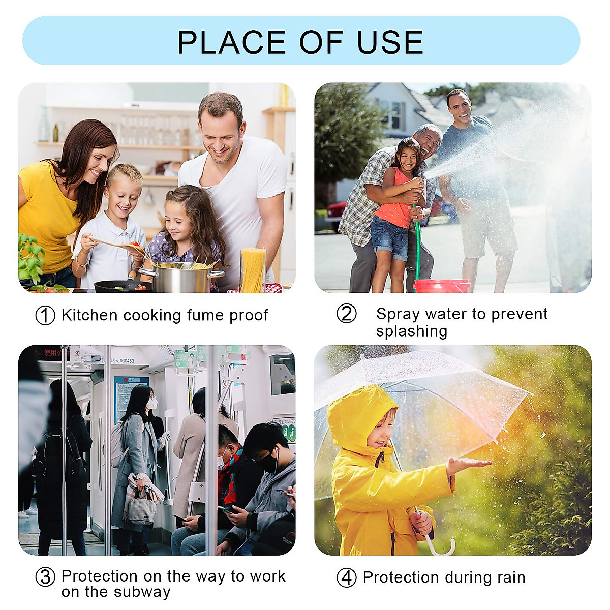 Kids Sun Hats with Removable Full Face Visor,Anti-dust UV Protective Bucket Hat Yellow