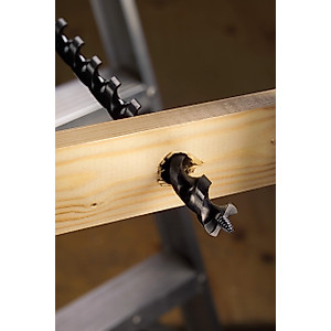 IDEAL Electrical 35-814 Nailbiter™ 7-1/2 in. Ship Auger – 7/8 in. Drill Bit w/ Dual-Helix Head, 60 deg. Angled Design