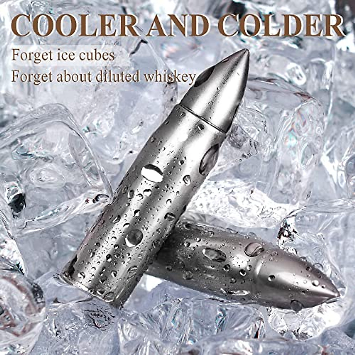 Gifts for Men Dad, Christmas Stocking Stuffers, Whiskey Stones, Best Father Ever Whiskey Glass, Cool Bourbon Scotch Whiskey Gifts for Husband Father