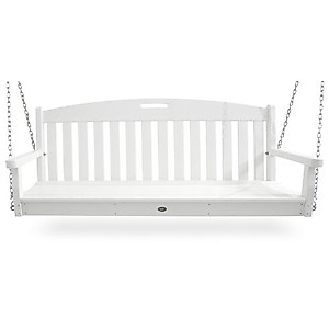 Trex Outdoor Furniture Yacht Club Swing, Classic White
