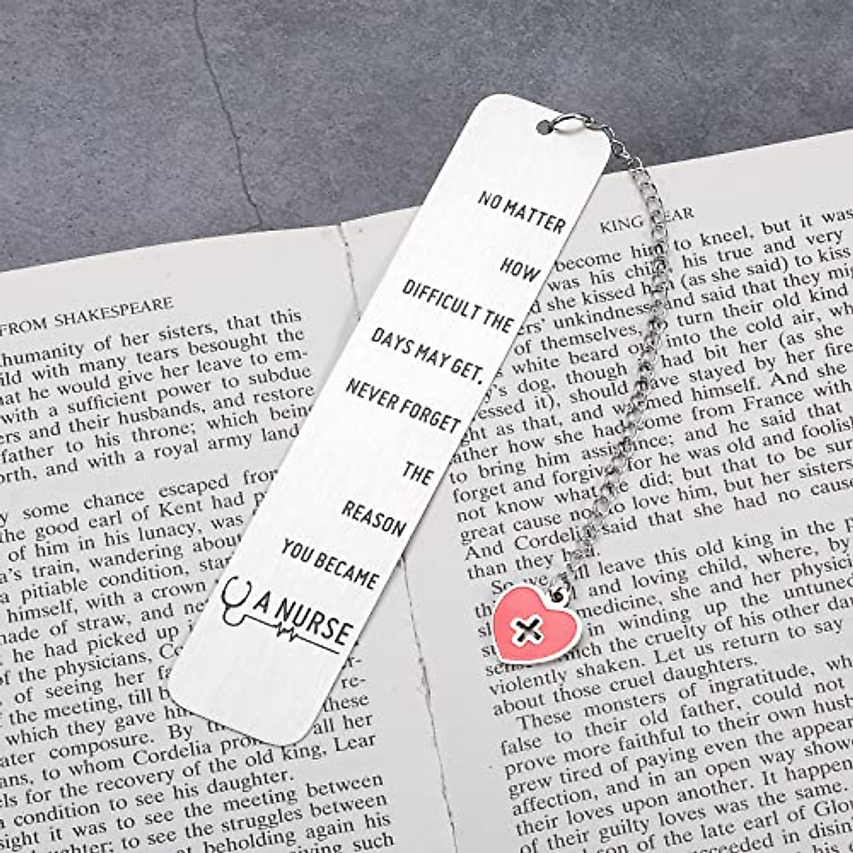 Nurse Gifts for Women Men Bookmark Bulk Nurse Christmas Birthday Thanksgiving Nurses Day Week Gifts Nurse Gifts for Nursing Student Pediatric Nurse Graduation Practitioner RN Gift Medical Nurse