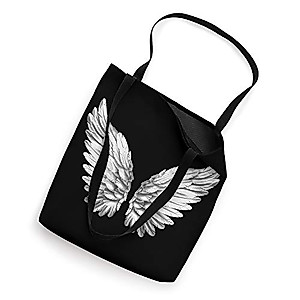 White Wings Freedom Guardian For Men & Women Angel Tote Bag