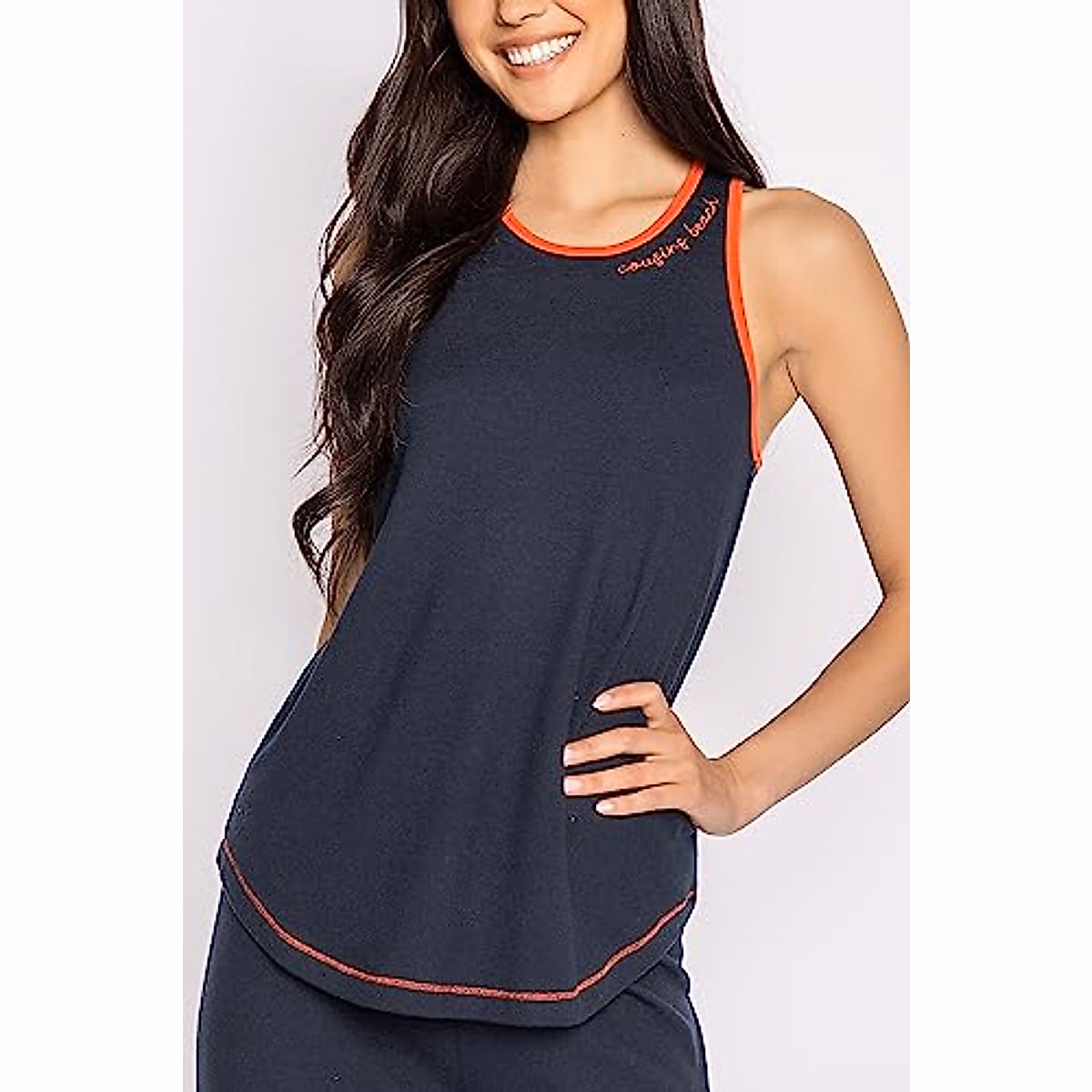 PJ SalvageThe Summer I Turned Pretty Lounge Pajama Tank Top PJNavyMedium