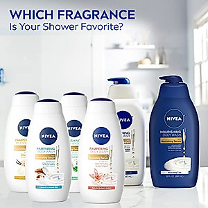 NIVEA Nourishing Care Body Wash with Nourishing Serum, 20 Fl Oz