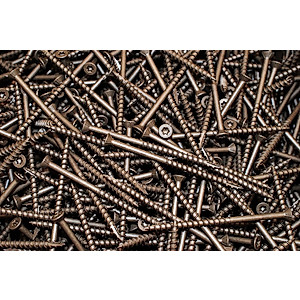 (800) Torx T25 Star Flat Head 10 x 4 Deck Screw ACQ Lumber Wood Type 17 Bulk