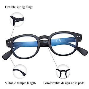 EYEGUARD Blue Light Glasses for Kids Spring Hinges Computer Glasses,Anti Glare Eyeglasses（3-8 Years Old