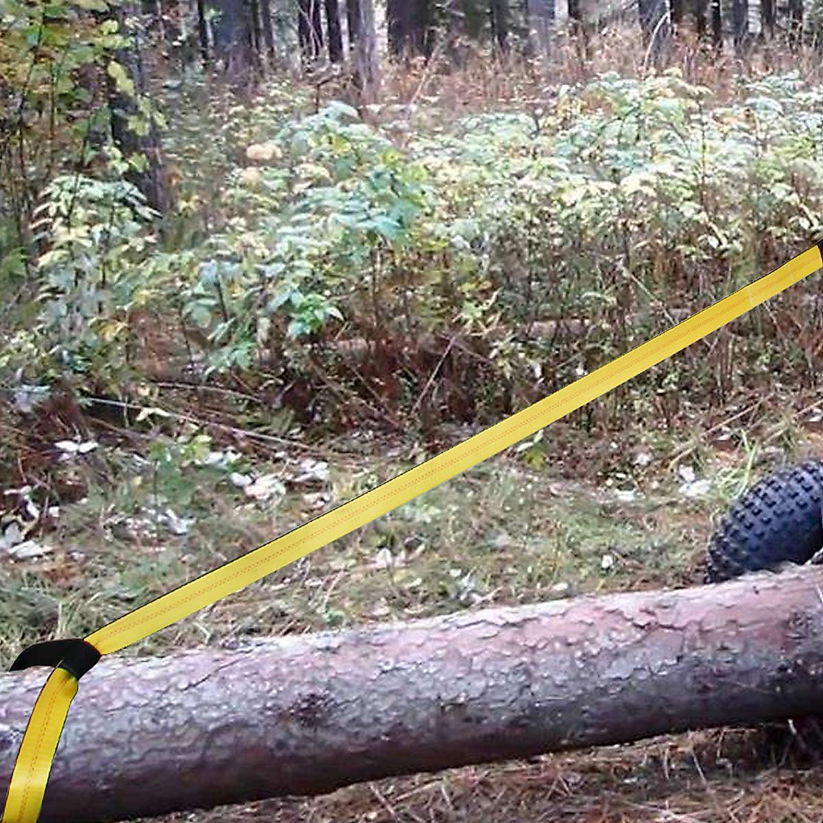 JCHL Lift Sling Straps 10'x2 15,000 Pound Capacity 2-Pack Heavy Duty Lifting Slings Web Sling Tree Saver Recovery Strap Web Sling Winch Strap