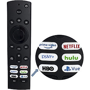 Universal Remote Control for All Toshiba Smart TV and Insignia Smart TVs with 6 Shortcut Buttons
