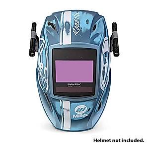Miller Electric Welding Helmet Light,Filter Shade 3, Black/Gray