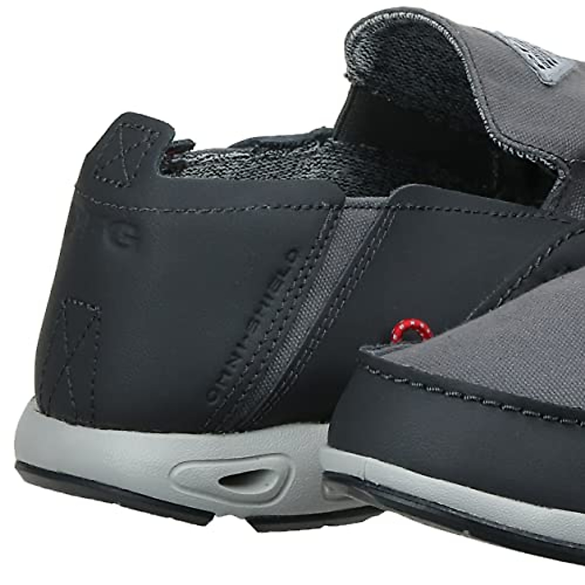 Columbia Mens Bahama Vent PFG Boat Shoe, Titanium MHW/Bright Red, 12 US