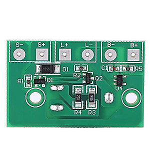 Solar Controller,Solar Lamp Controller, Solar Power Charging Module 3.7V Lithium Battery Control Circuit Board Auto with ON/Off Light LED Control Switch DIY for Garden Lawn Lamp Light
