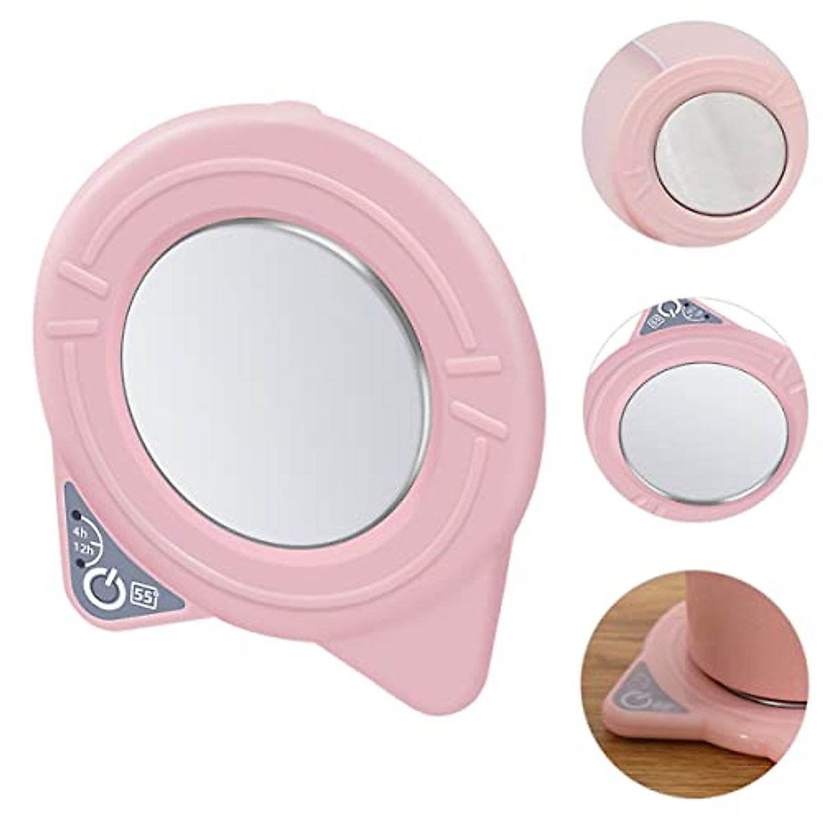 2pcs Cat Thermostat Coaster Coffee Cup Heater Mug Warmer Coffee Warmer Heated Cup Coaster Cup Warmer Plate Mug Heater Insulated Coffee Tumbler Warmer for Coffee Office Milk Abs Usb