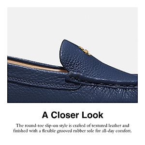 COACH Women's Flats Marley Driver, Color True Navy, Size 6