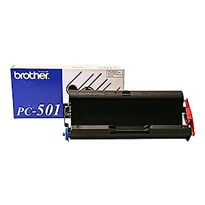 Brother Pc501 Thermal Transfer Print Cartridge, Black - in Retail Packaging