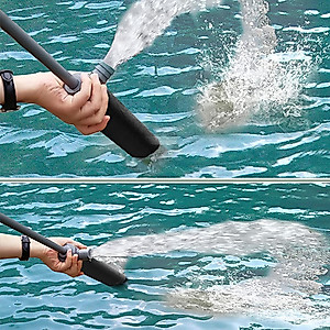 HEYTUR Kayak Bilge Pump,Floating Hand Pump,Manual Bilge Water Pump Portable for Kayak Canoes and Boats Accessories(black)