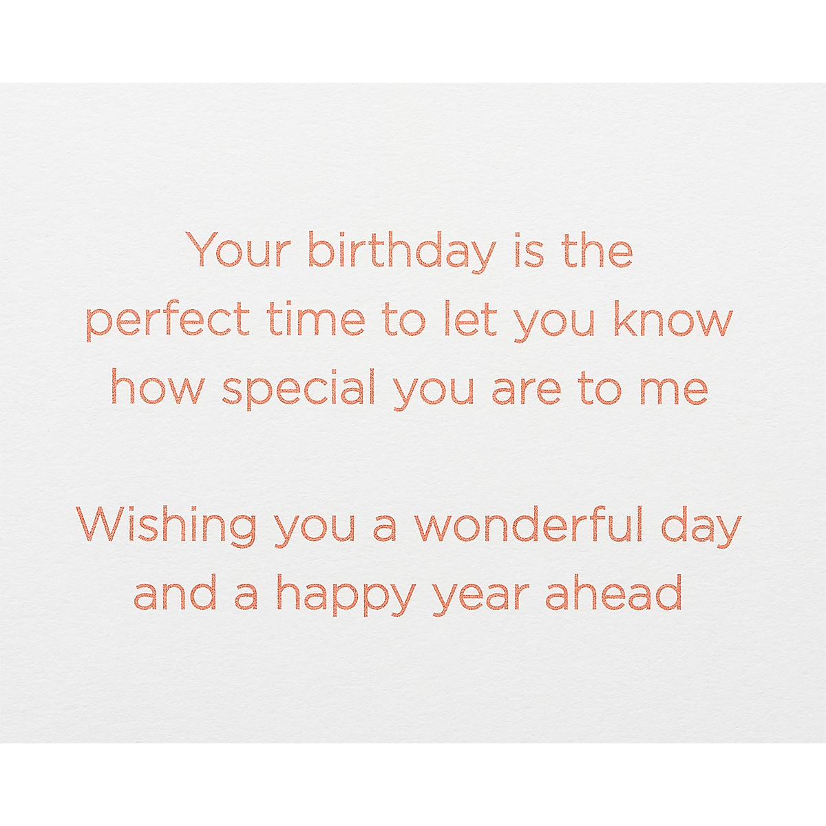 Papyrus Birthday Card (How Special You Are)