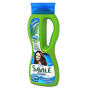 SAVILÉ Aloe Biotin Shampoo - Promotes Hair Growth, Reduces Split Ends, Adds Volume for Healthier, Thicker Hair - 2-Pack (25.36 Oz each)