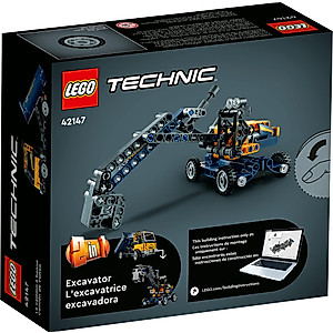 LEGO Technic Dump Truck 2 in 1 Building Set, Engineering Toy for Back to School, Buildable Construction Vehicle or Excavator Digger Model, Back to School Gift for Kids Ages 7 and Up, 42147