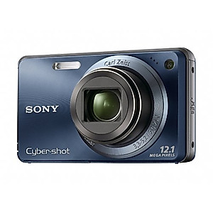Sony Cyber-shot DSC-W290 12 MP Digital Camera with 5x Optical Zoom and Super Steady Shot Image Stabilization (Dark Blue) (OLD MODEL)