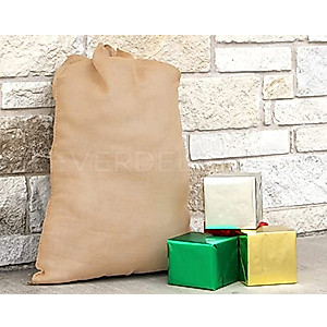 CleverDelights 30" x 40" Burlap Bag - Heavy Duty Stitching